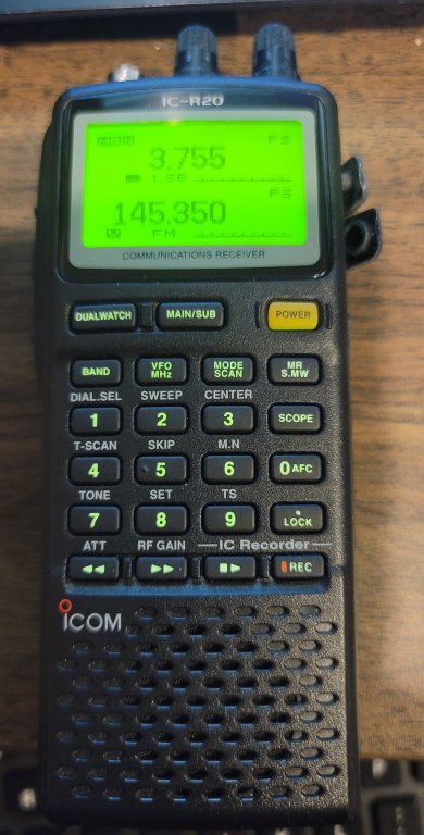 Estate Sale ICOM IC-R20 Receiver | RadioReference.com Forums