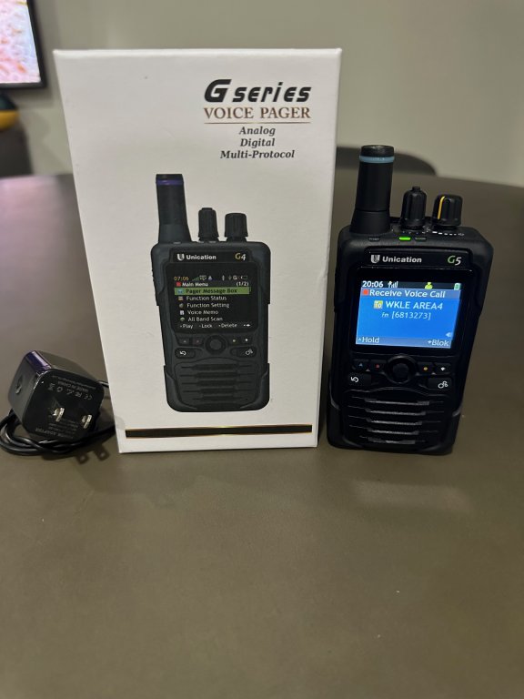 Unication G5 VHF/700/800 Pager/Receiver/Scanner | RadioReference.com Forums